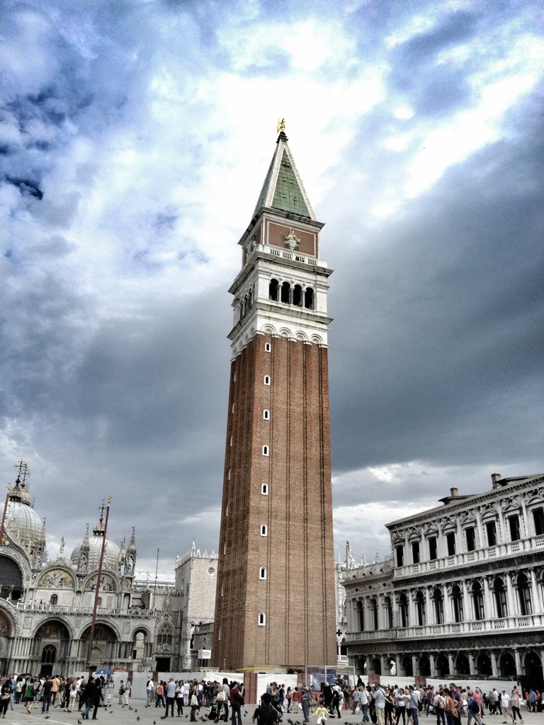 The Campanile in Venice, Italy